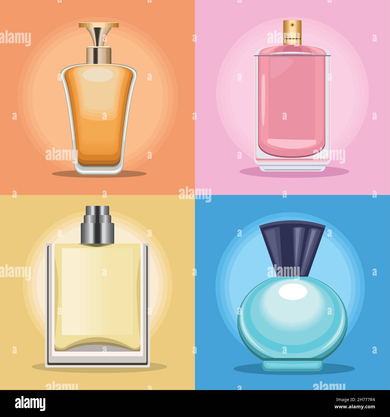 Liquid perfumes Stock Vector Images - Alamy