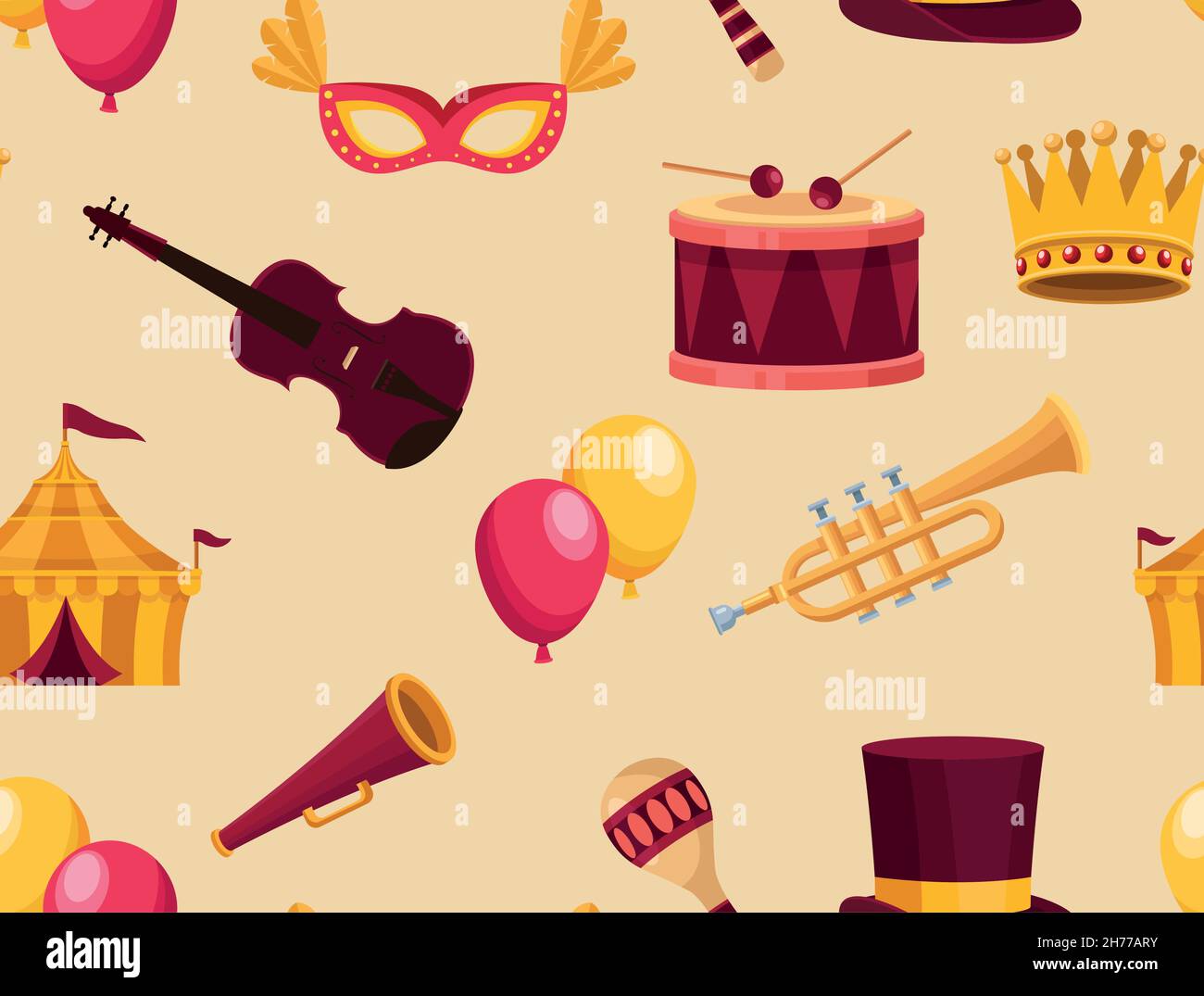 carnival celebration pattern Stock Vector Image & Art - Alamy