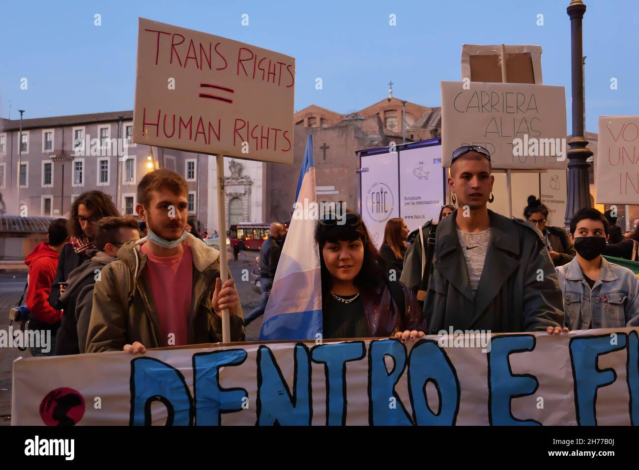 MARCH AGAINST TRANSPHOBIA IN THE WORLD Stock Photo - Alamy