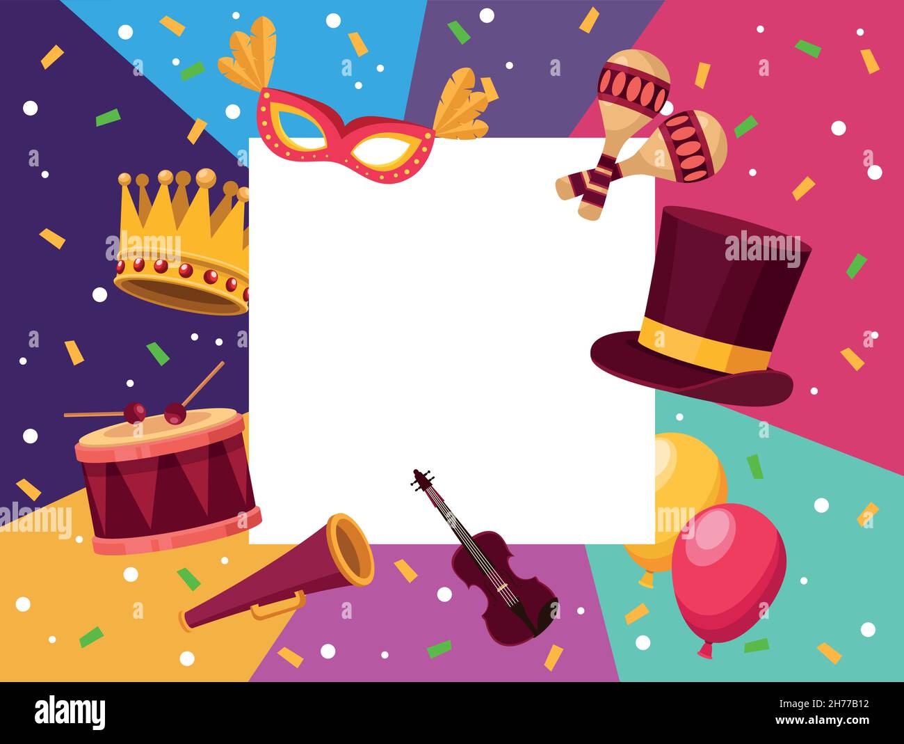 carnival celebration frame Stock Vector Image & Art - Alamy