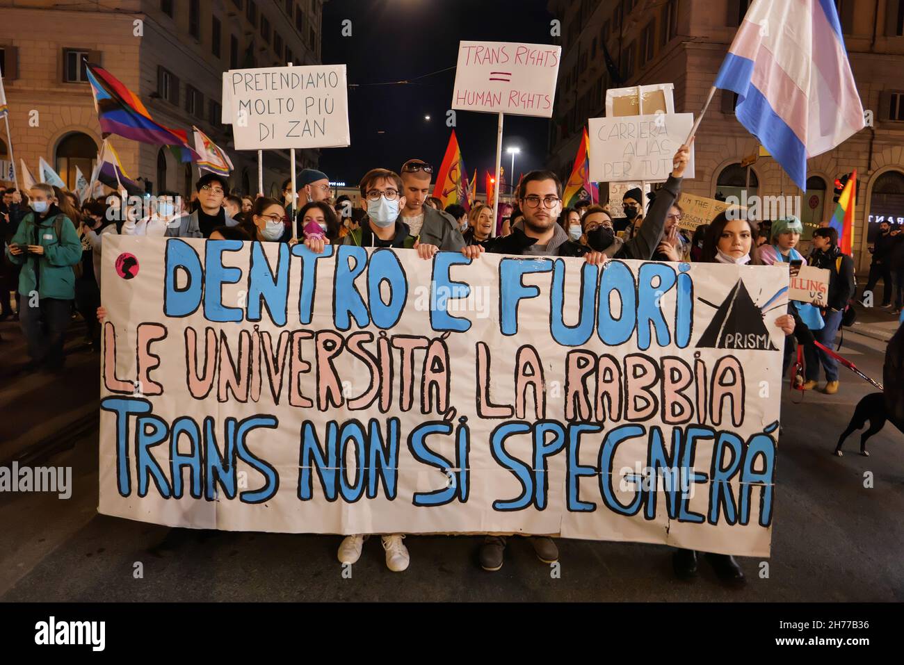 MARCH AGAINST TRANSPHOBIA IN THE WORLD Stock Photo - Alamy