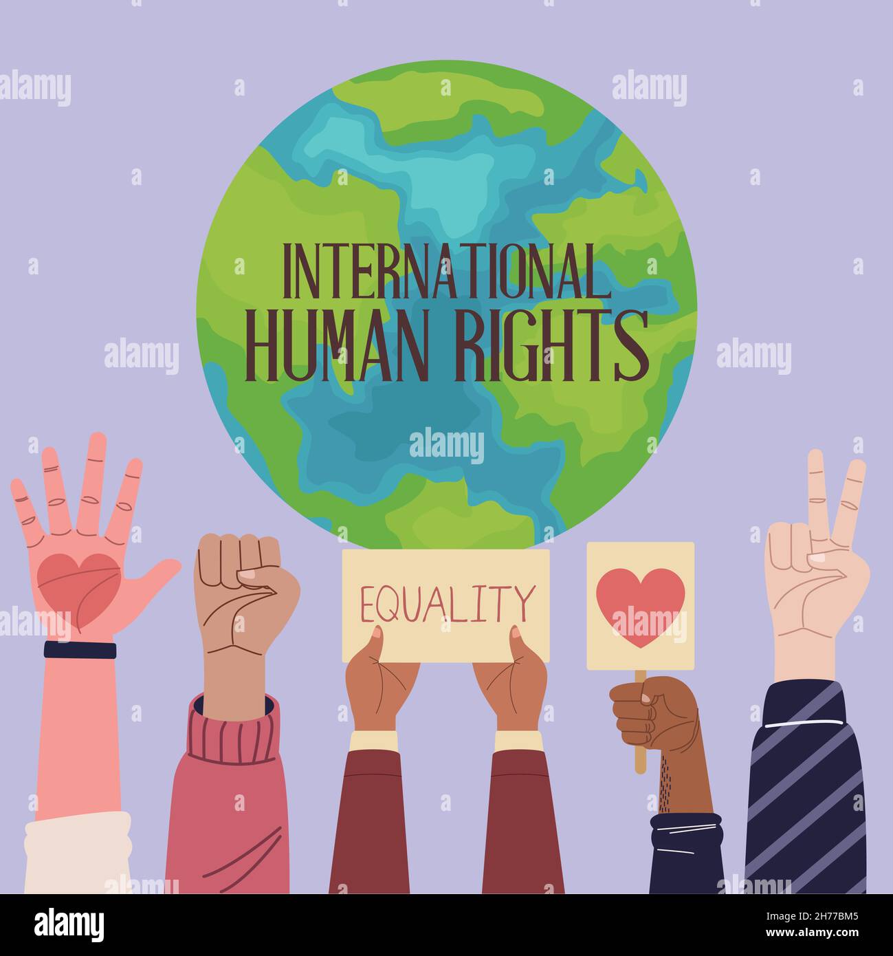 human rights world planet Stock Vector Image & Art - Alamy