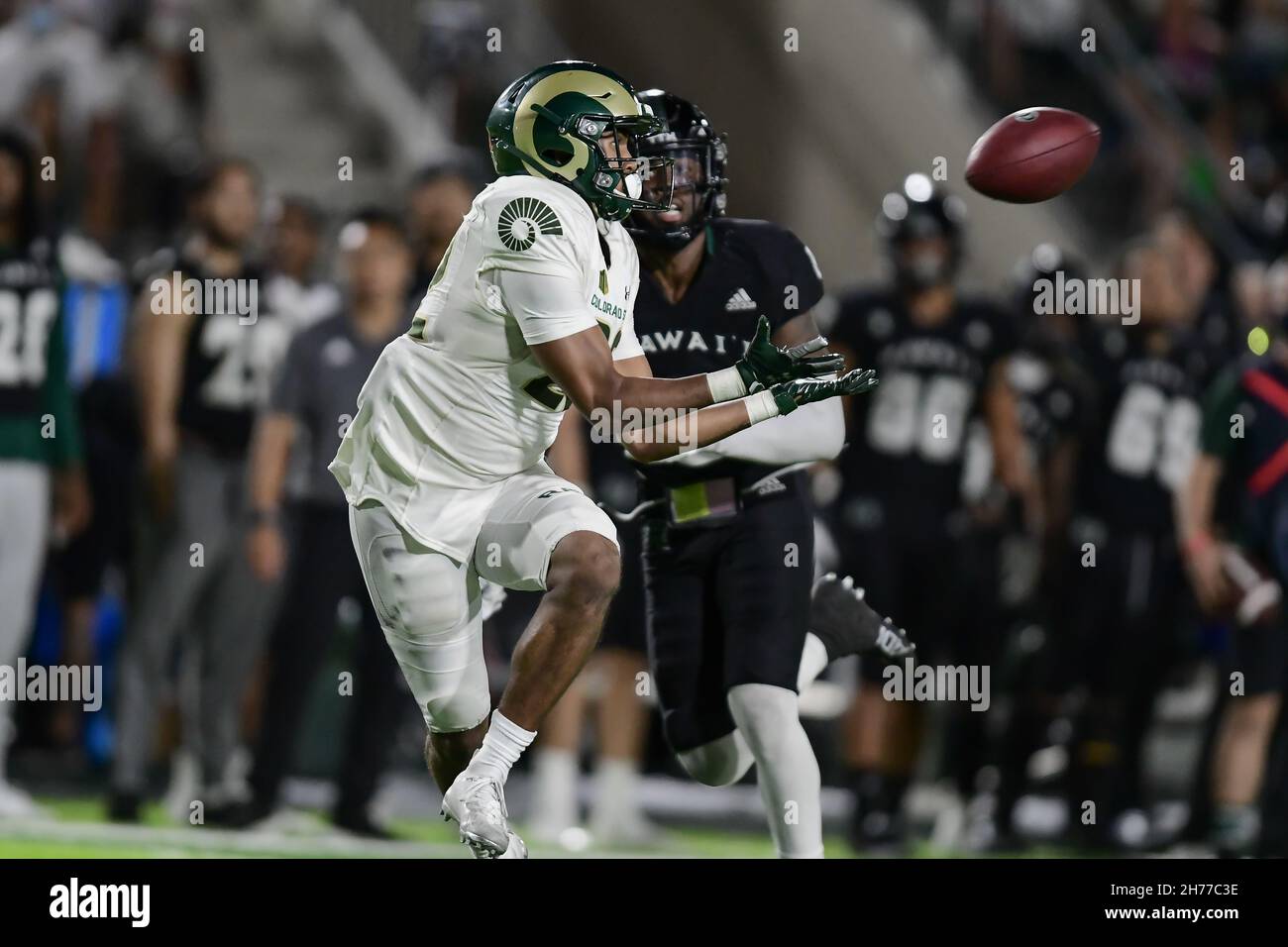 Honolulu, Hawaii, USA. 20th Nov, 2021. Colorado State Rams wide ...