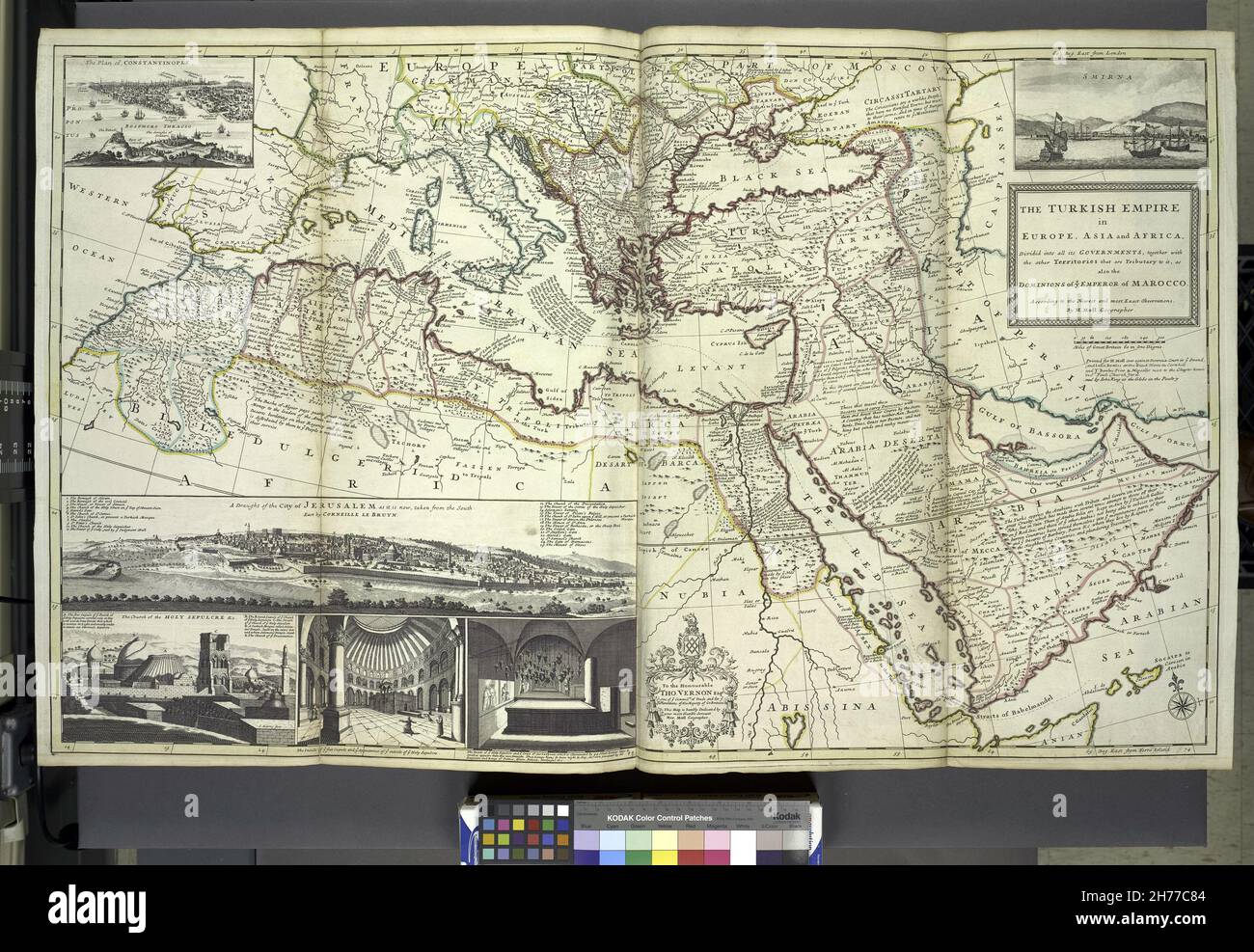 An 18-19th century of the map Stock Photo - Alamy