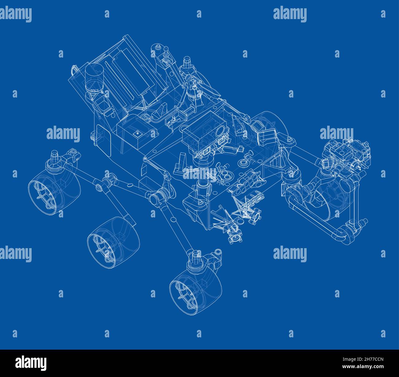 Mars exploration rover spirit Stock Vector Images - Alamy