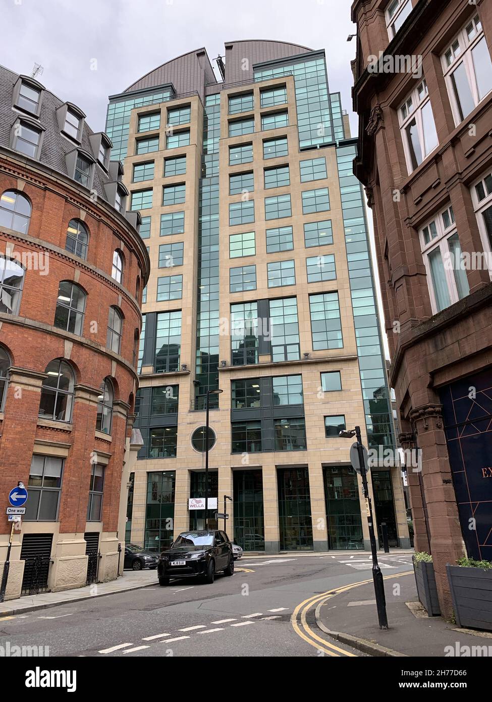 MANCHESTER, UNITED KINGDOM - Jun 23, 2021: A vertical shot of an empty ...