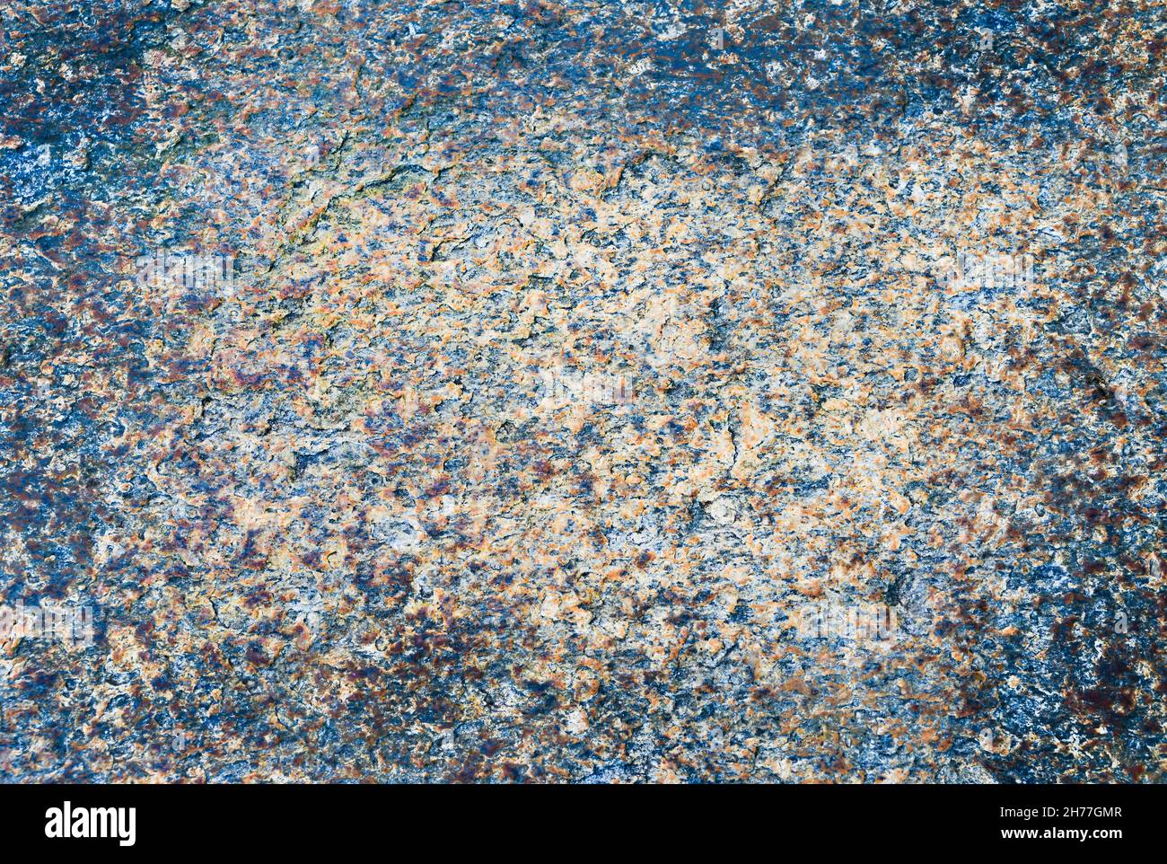 Granular stone texture in bluish and warm tones. Background Concept ...