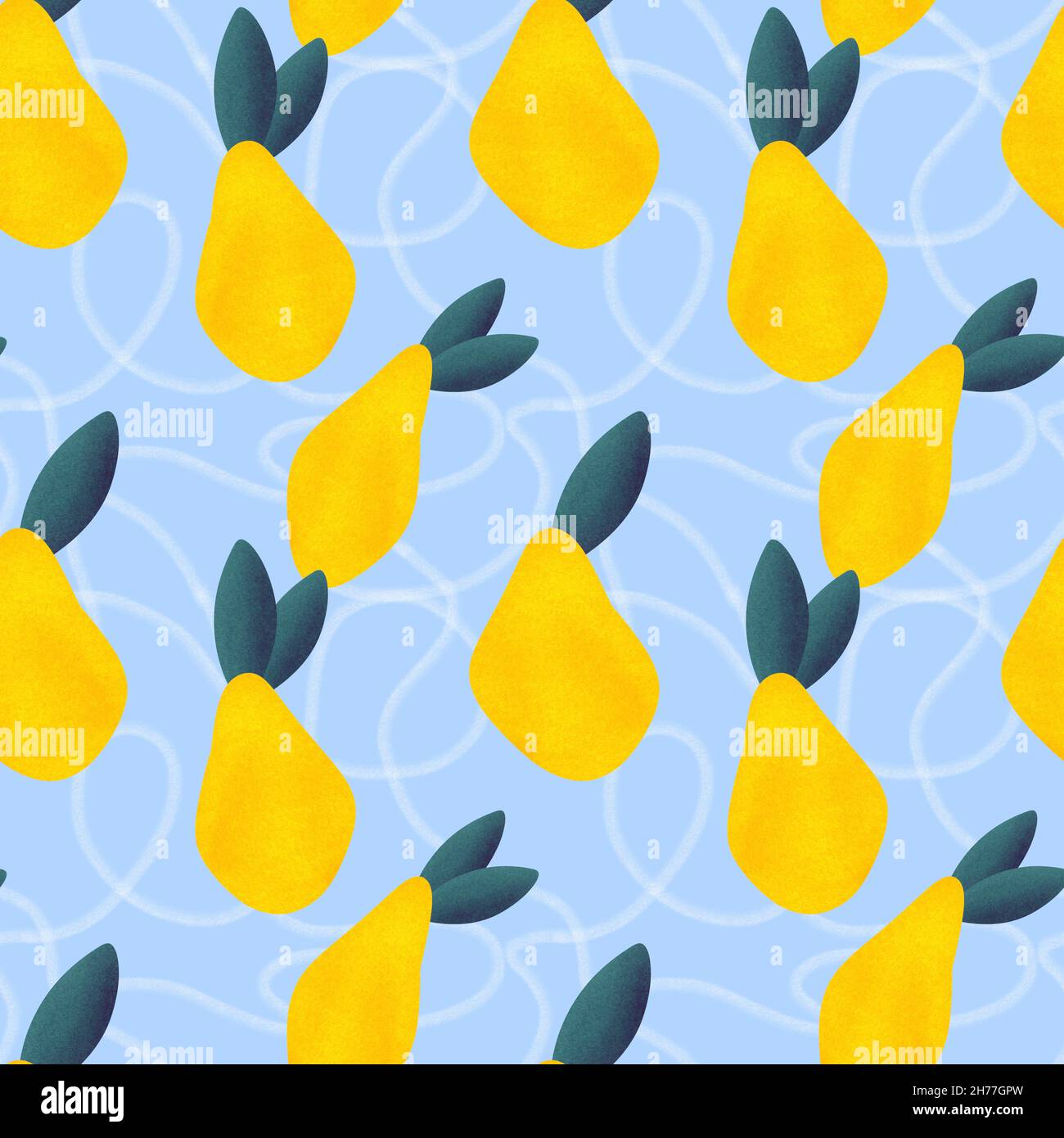 Lemon seamless fruit pattern for fabrics and textiles and packaging and ...