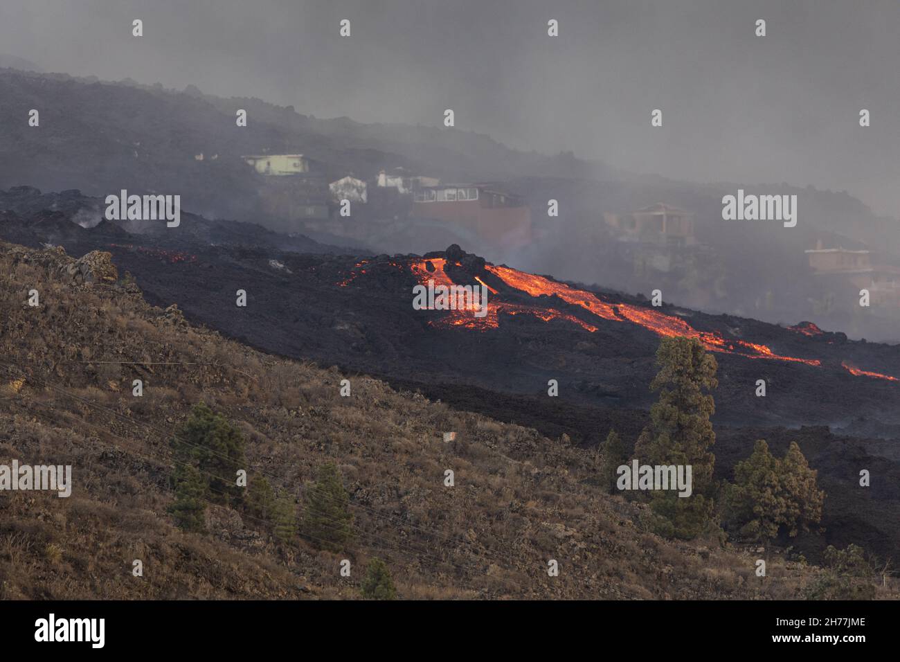 The eruption of the La Palma volcano in Spain Stock Photo - Alamy