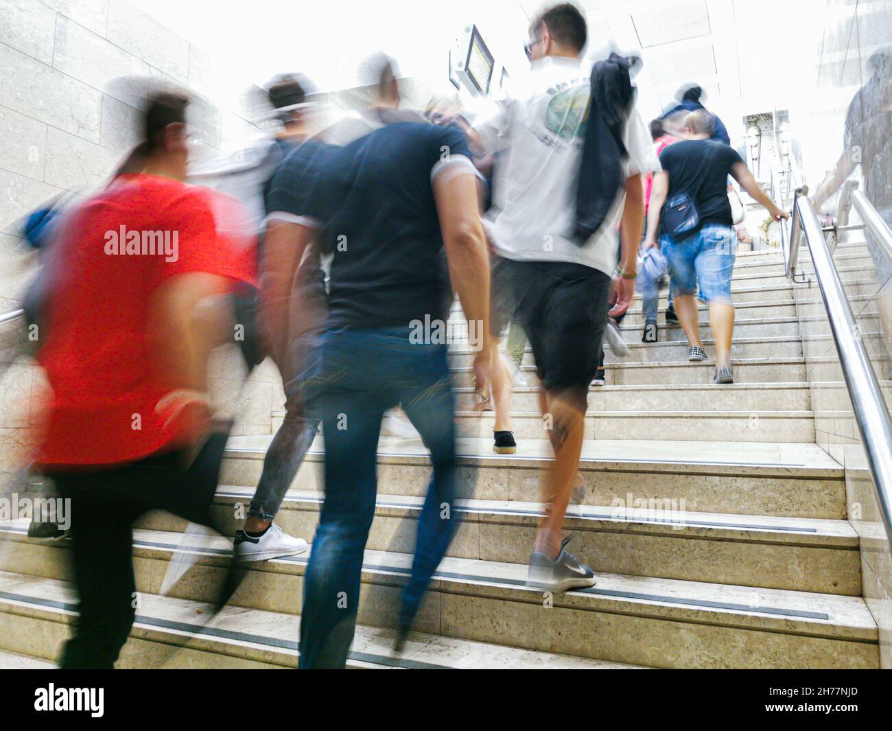 Motion stairs hi-res stock photography and images - Alamy
