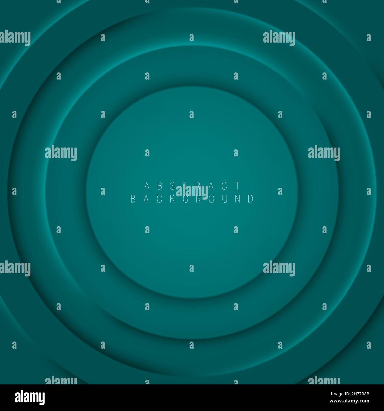 Abstract green illustration in neomorphic style. Minimal wallpaper ...