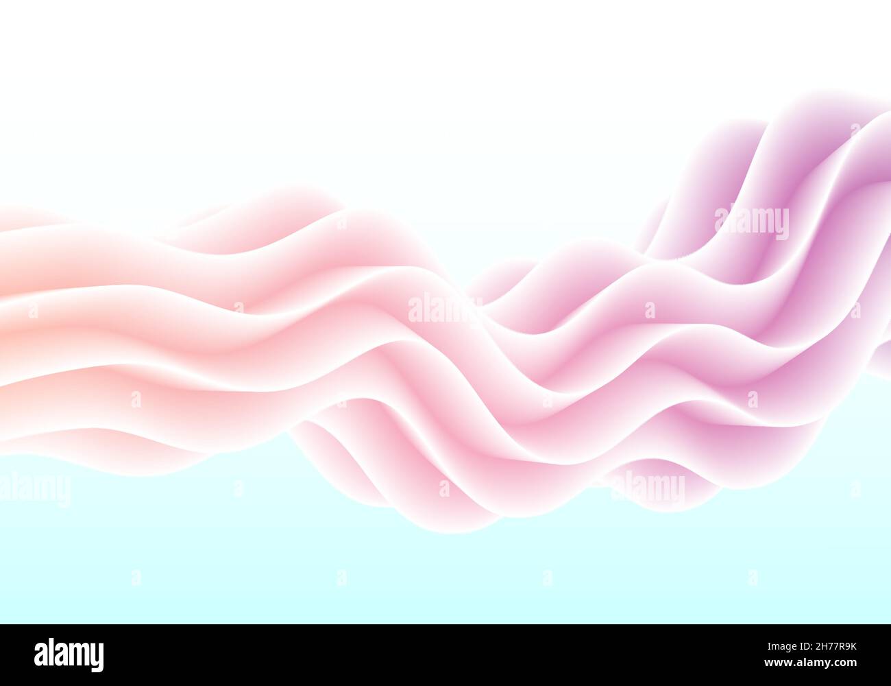 Abstract vector colored flow wavy shapes. Modern abstract background ...