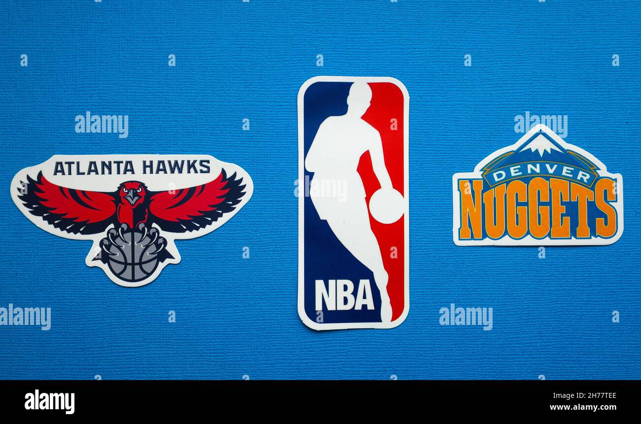 Atlanta hawks logo symbol icon hi-res stock photography and images - Alamy