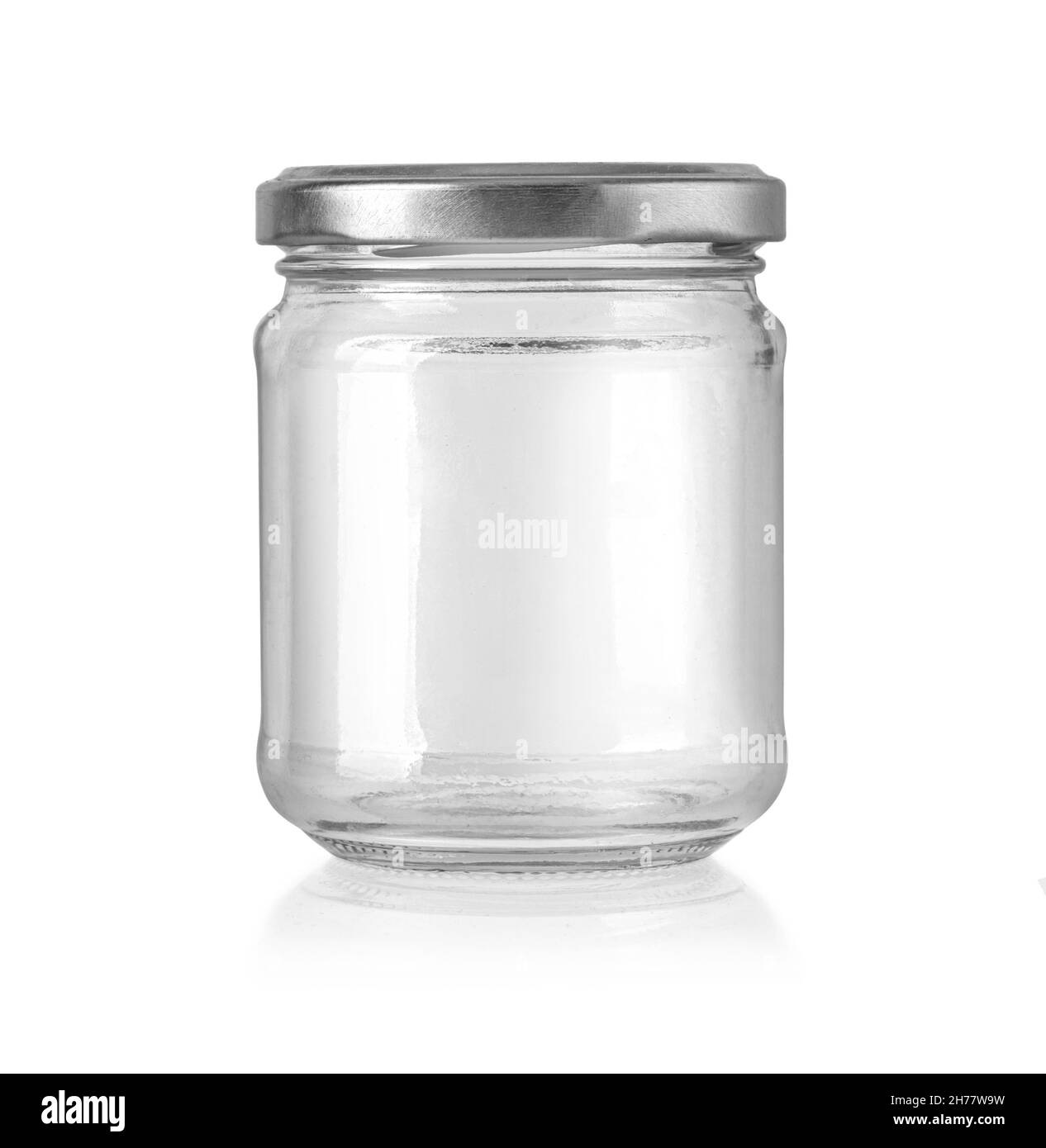 Jar glass isolated on white background with clipping path Stock Photo ...