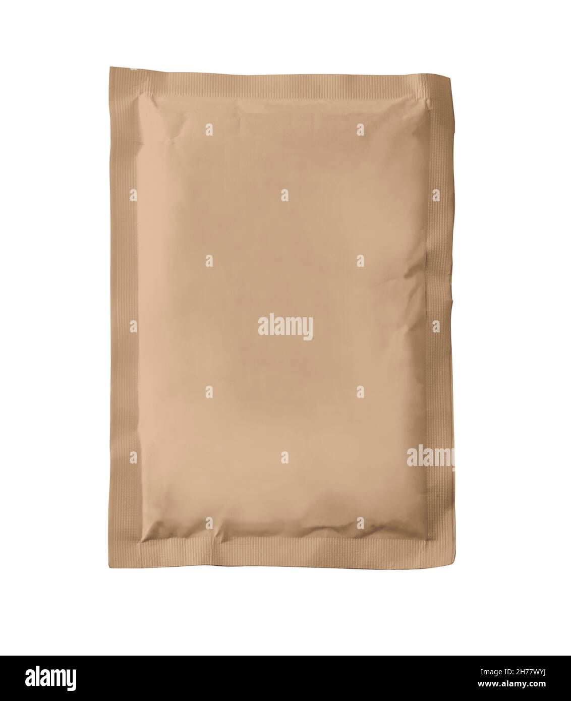 Paper food bag for new design, isolated over white background with ...