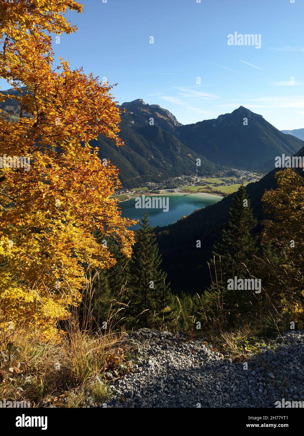 Lake Achen - Achensee Stock Photo - Alamy