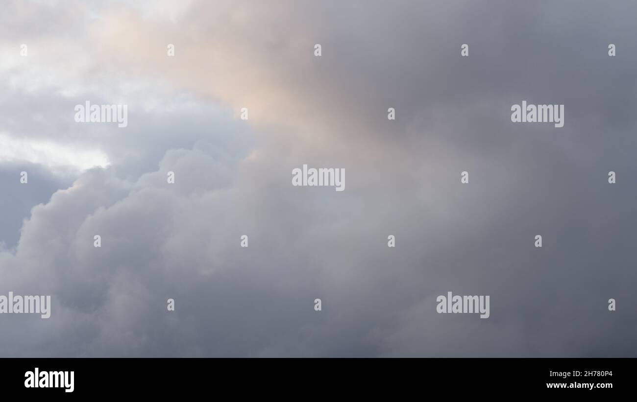 Storm rain clouds slowly drifting on sky, nature background Stock Photo ... Storm rain clouds slowly drifting on sky, nature background Stock Photo ...