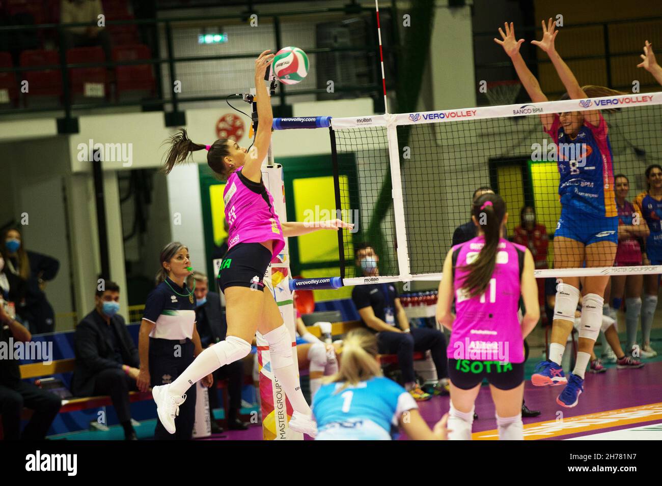 Arena di Monza, Monza (MB), Italy, November 20, 2021, Spike of KINGA ...