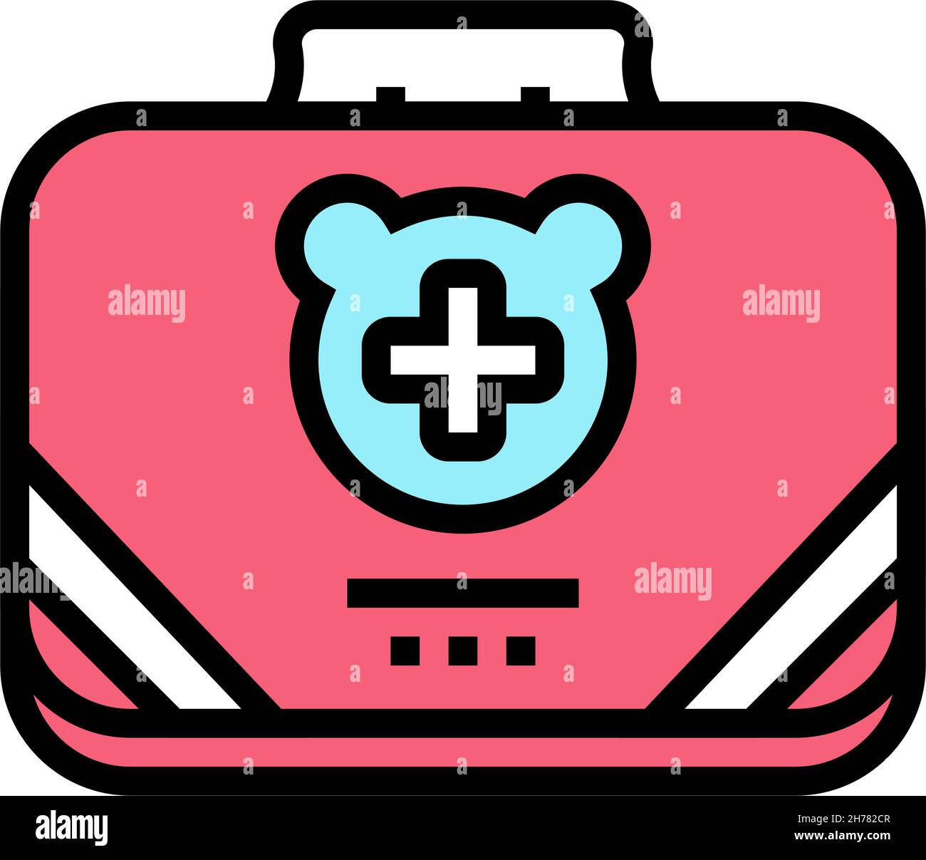baby first aid kit color icon vector illustration Stock Vector Image ...