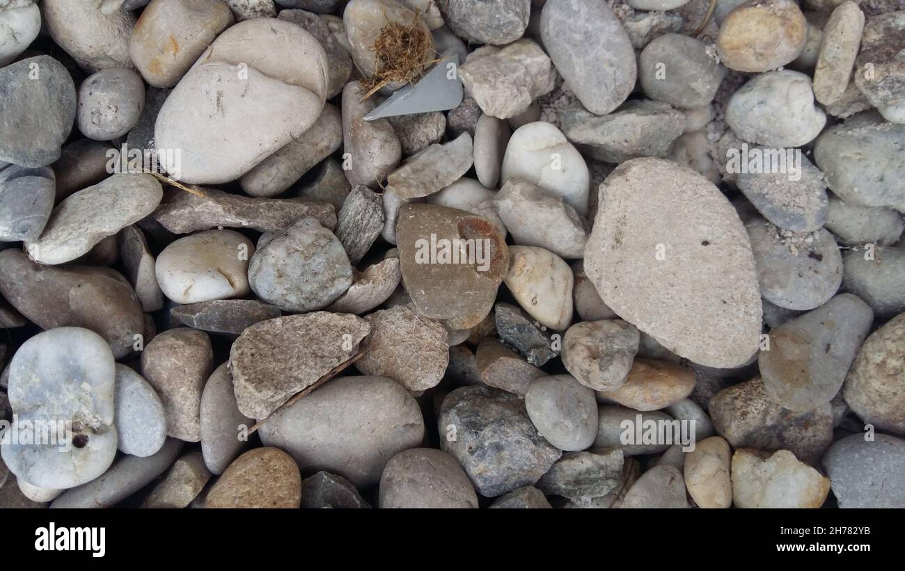 A close-up shot of pebbles on the beach Stock Photo - Alamy