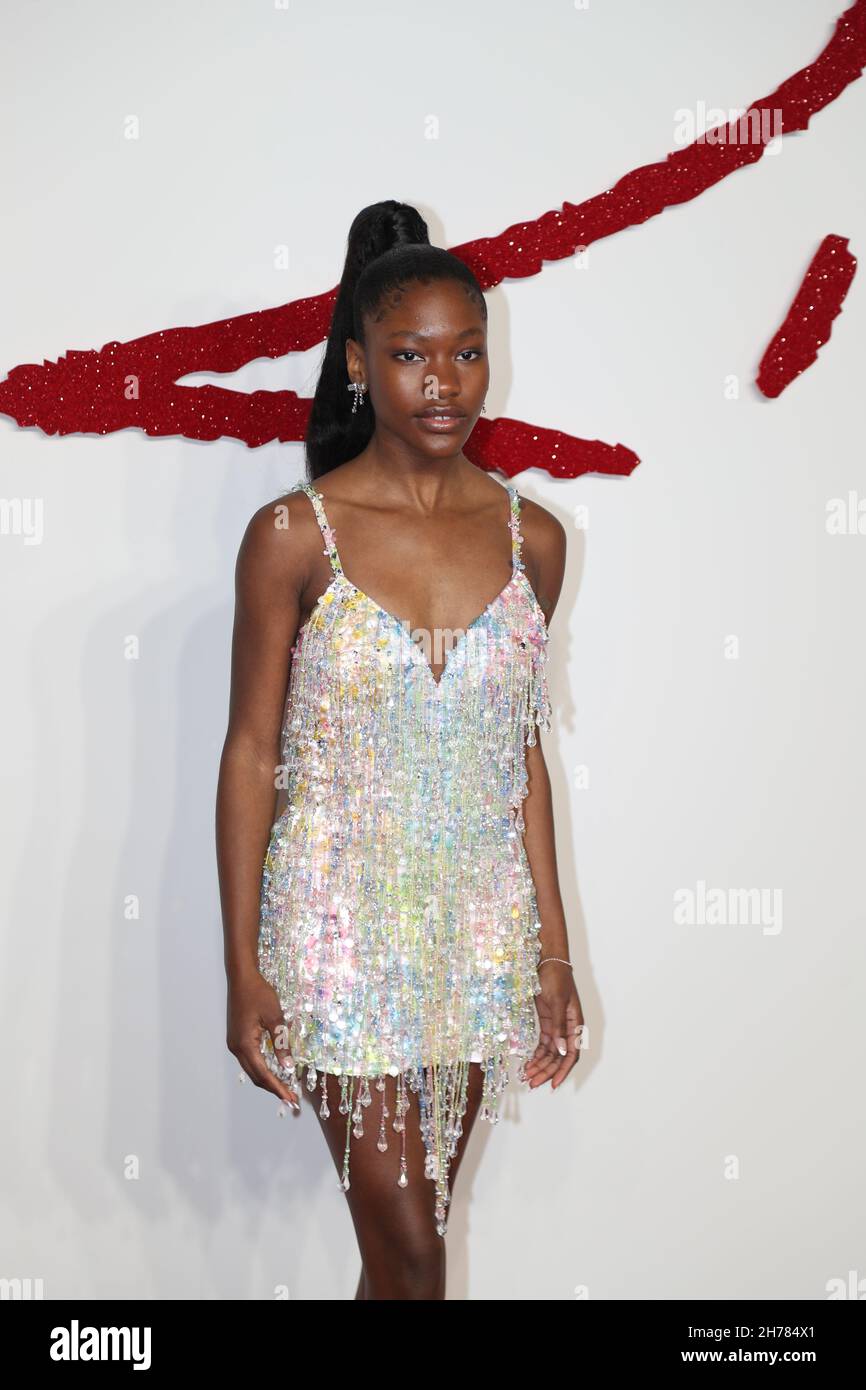 American actress Demi Singleton attended the special screening of King ...