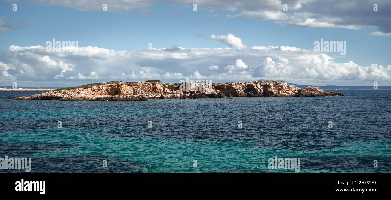 small islet in the middle of the mediterranean sea Stock Photo - Alamy