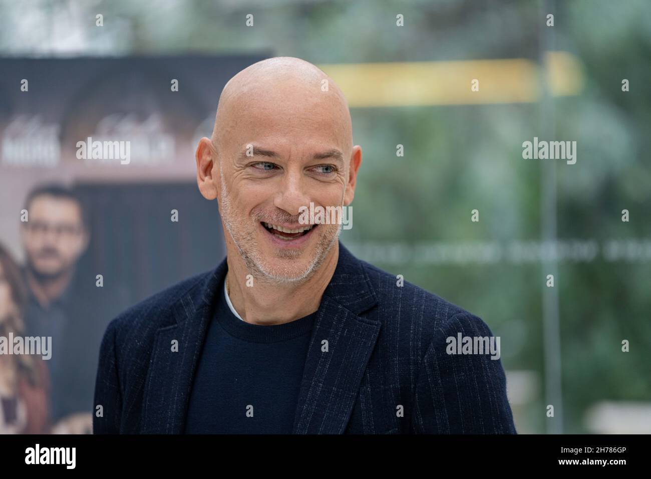 Roma, November 4, 2021 - Filippo Nigro photo shooting Stock Photo - Alamy