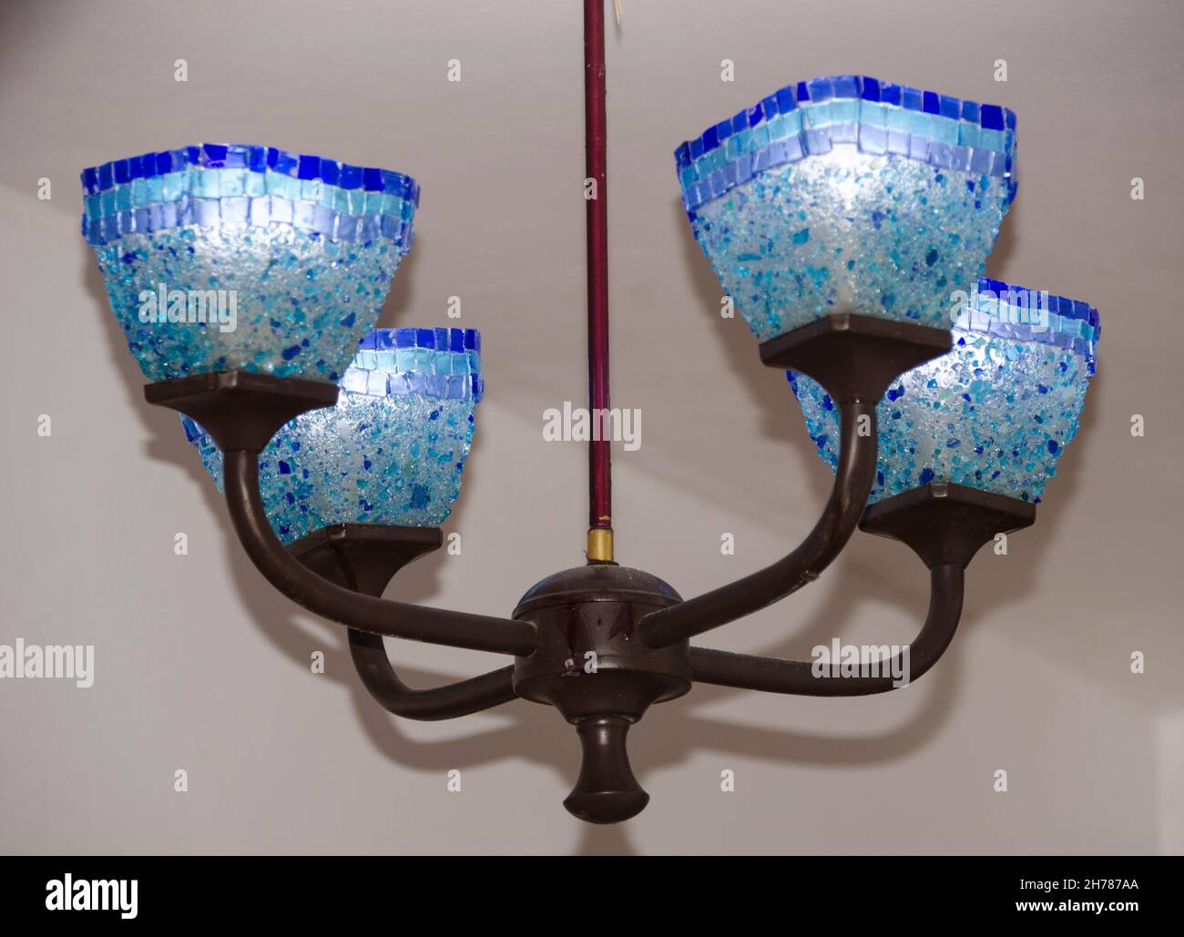 Blue glass shade hi-res stock photography and images - Alamy