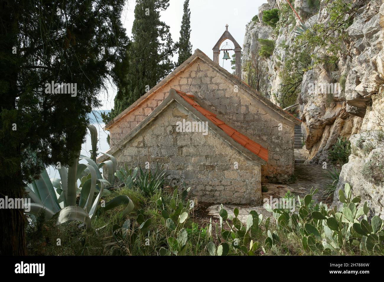 Crkva sv. Jere (Church Of Saint Jeronimus) on Marjan mountain in Split ...