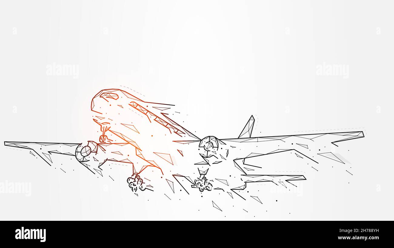 Airplane Crash Sketch