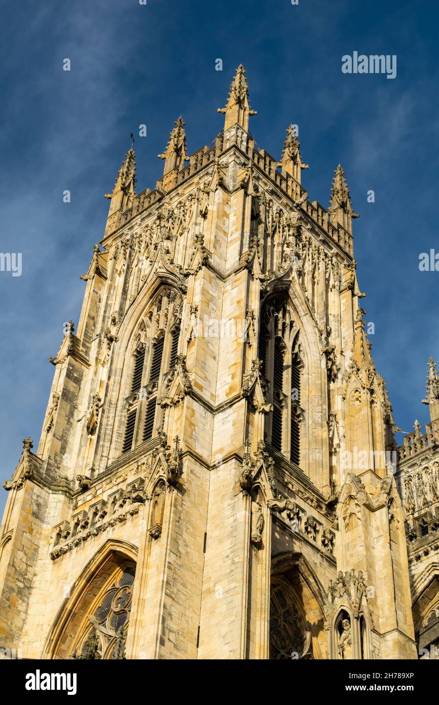 Detail of gothic architecture of York Minster Cathedral Stock Photo - Alamy