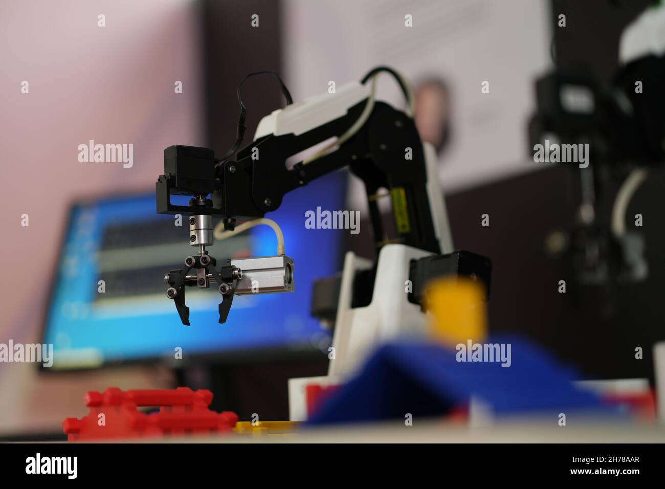 Innovative robot for manufacturing, robotics exhibition Stock Photo - Alamy