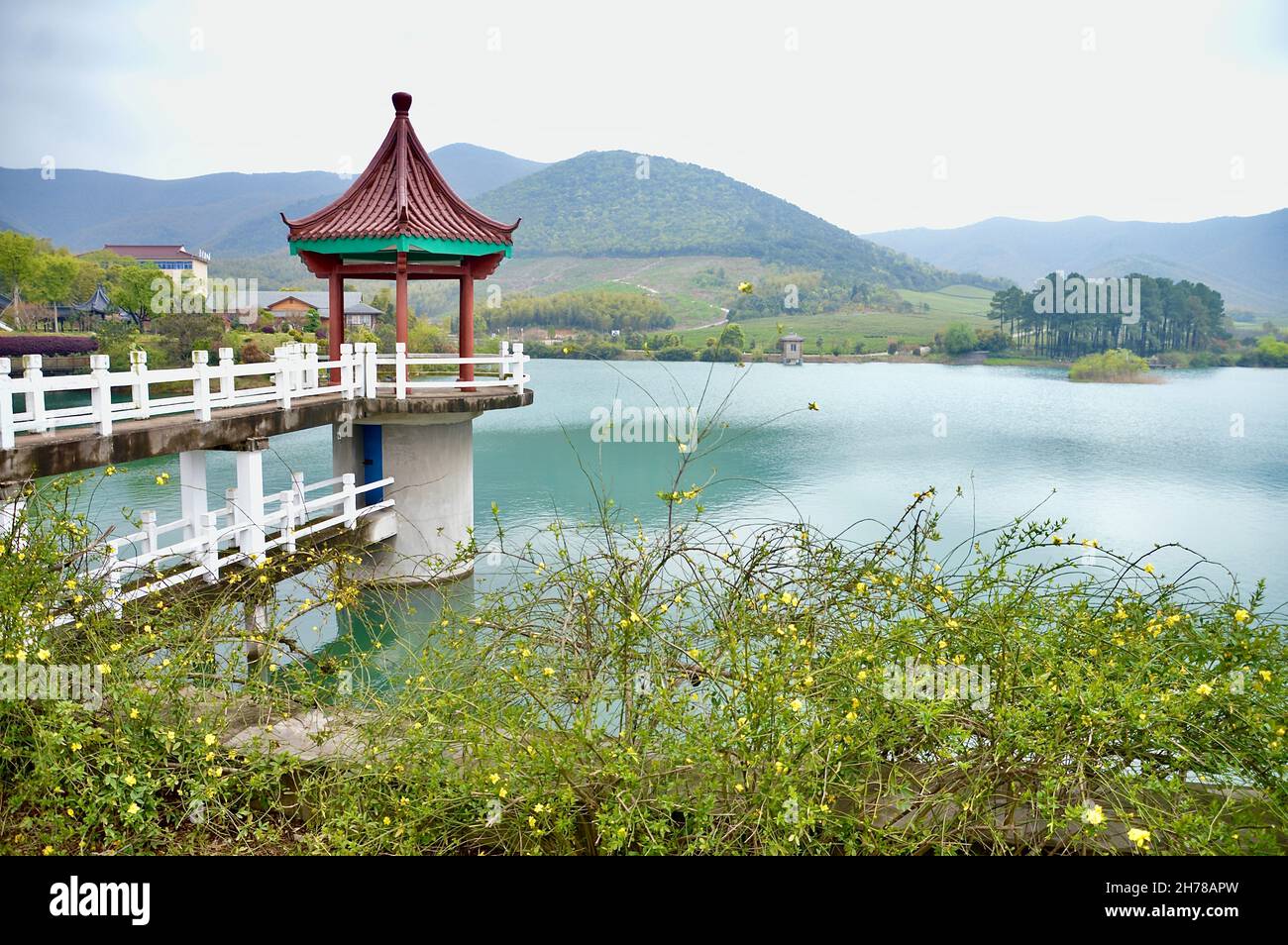 little House on the beautiful lake of Lonchi Mountain Bicycle Park, a ...