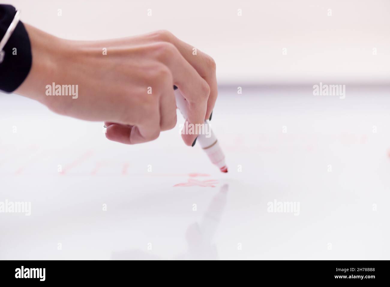 Hand Holding pen and Writing Complex and Sophisticated Mathematical ...