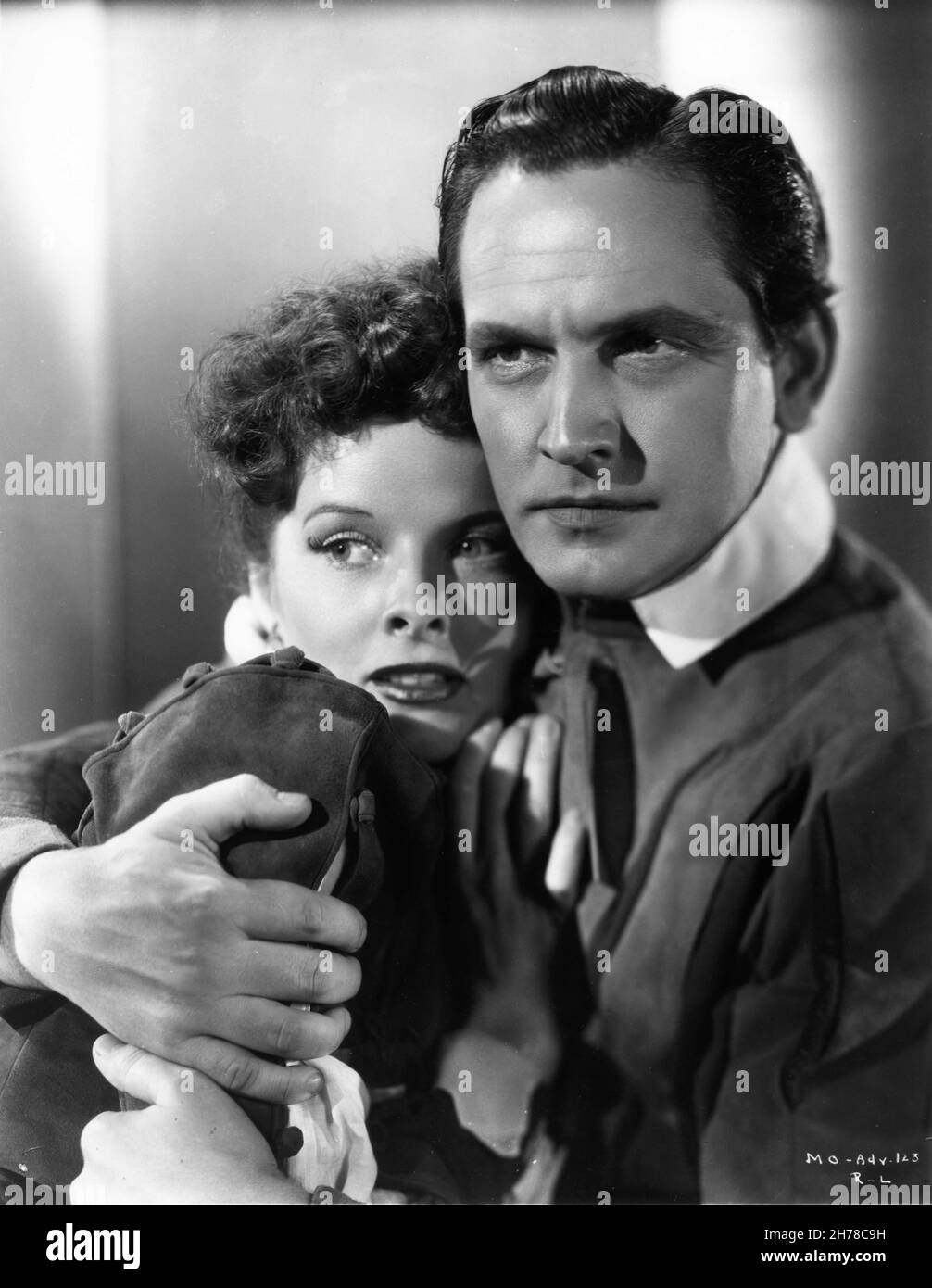 KATHARINE HEPBURN as Mary Queen of Scots and FREDRIC MARCH as Earl of ...