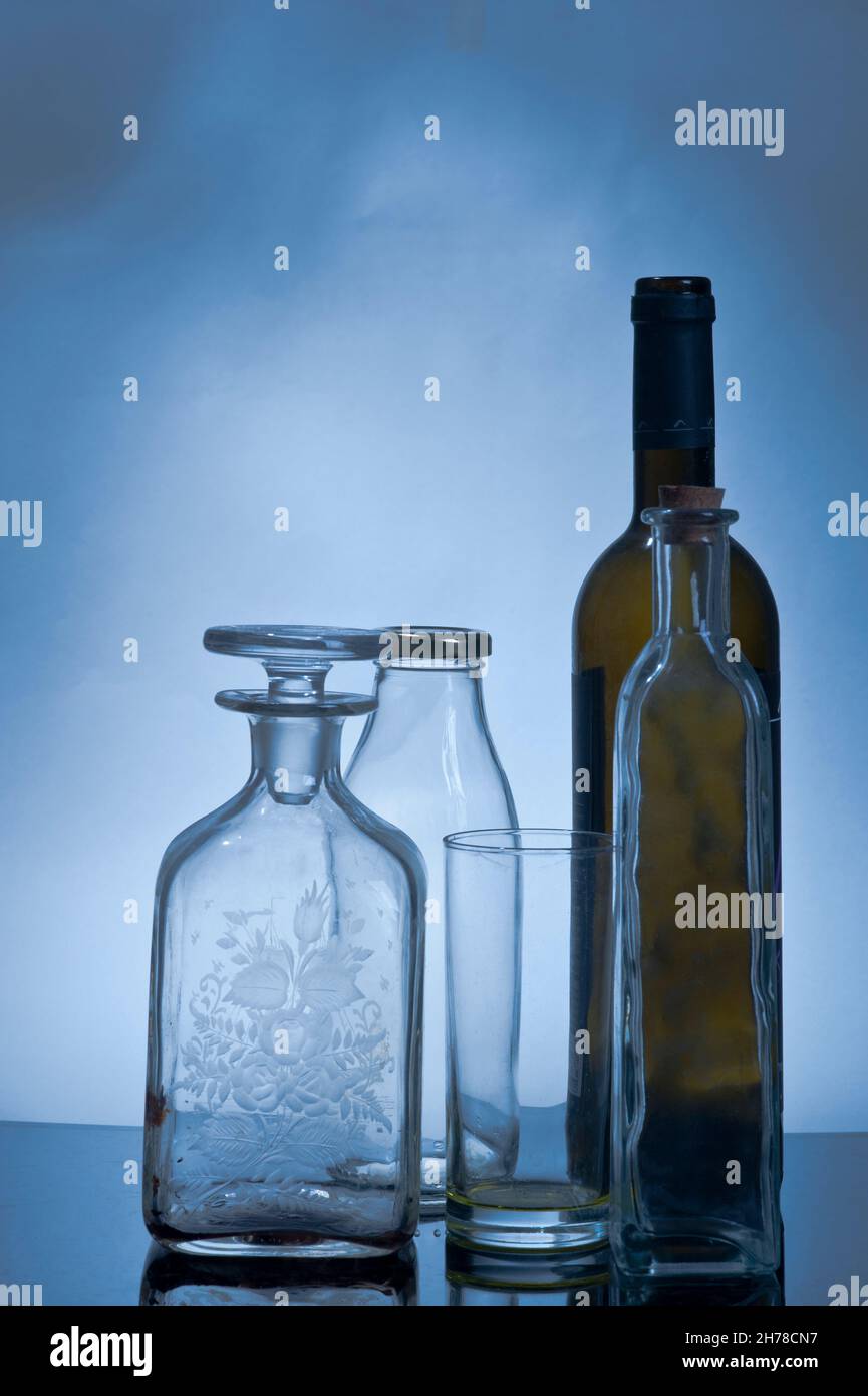 Set translucent light blue hi-res stock photography and images - Alamy