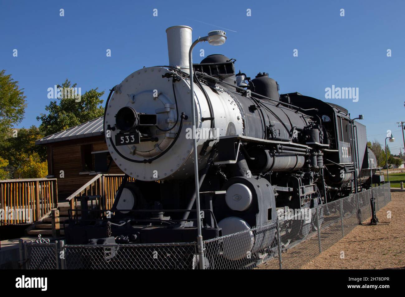 Historic Union Pacific Locomotive In Rawlins WY Stock Photo Alamy historic-union-pacific-locomotive-in-rawlins-wy-stock-photo-alamy