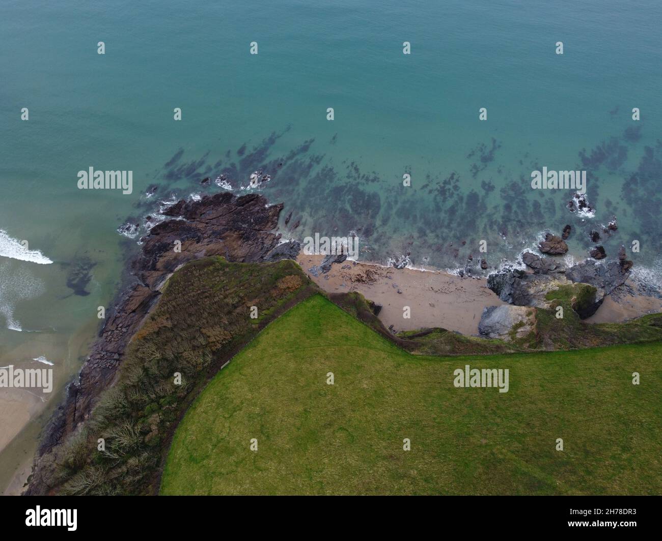 Porthluney beach near caerhays Cornwall England uk Stock Photo - Alamy