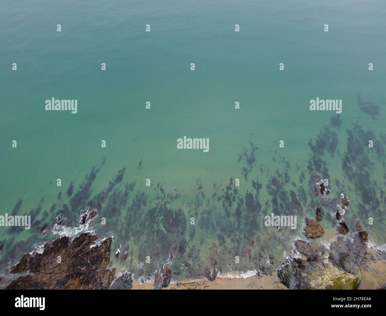 Porthluney beach near caerhays Cornwall England uk Stock Photo - Alamy