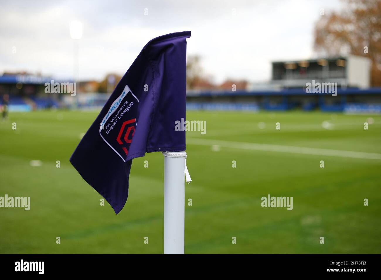 London, England, November 21st 2 Barclays WLS flag during the FA ...