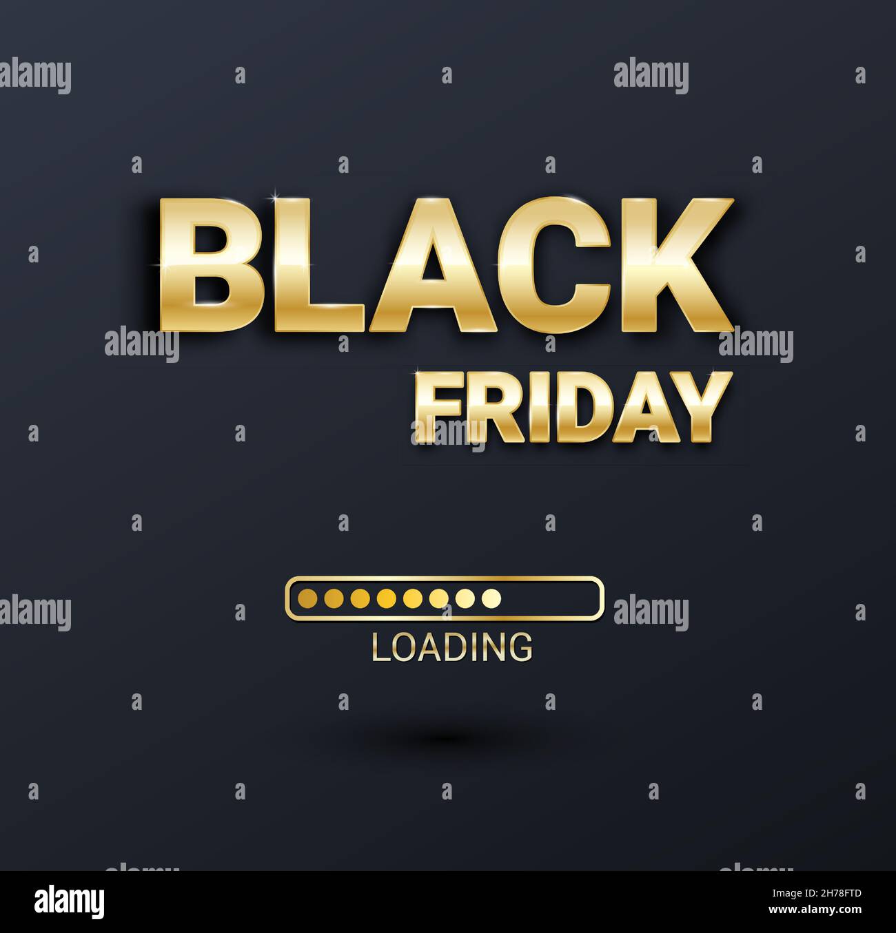 Black Friday loading bar background, banner poster design template ...
