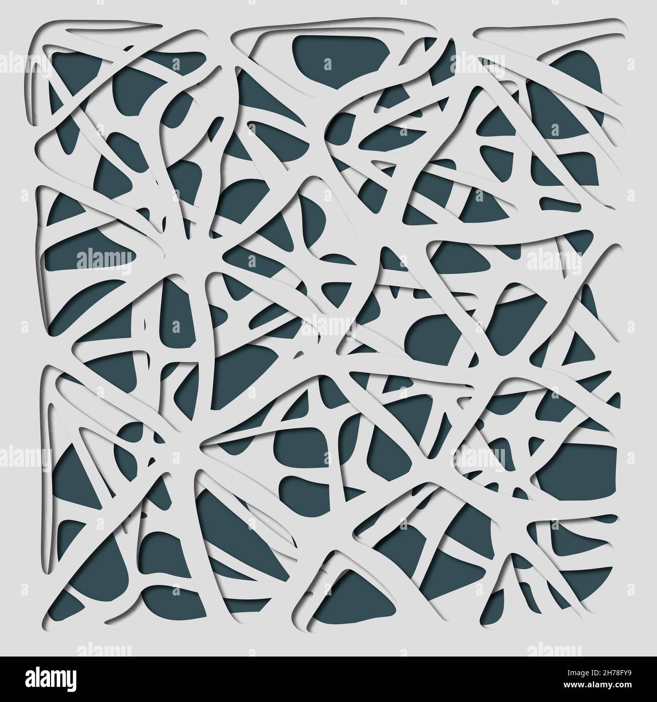 Cobweb pattern. Panel for registration of the decorative surfaces ...