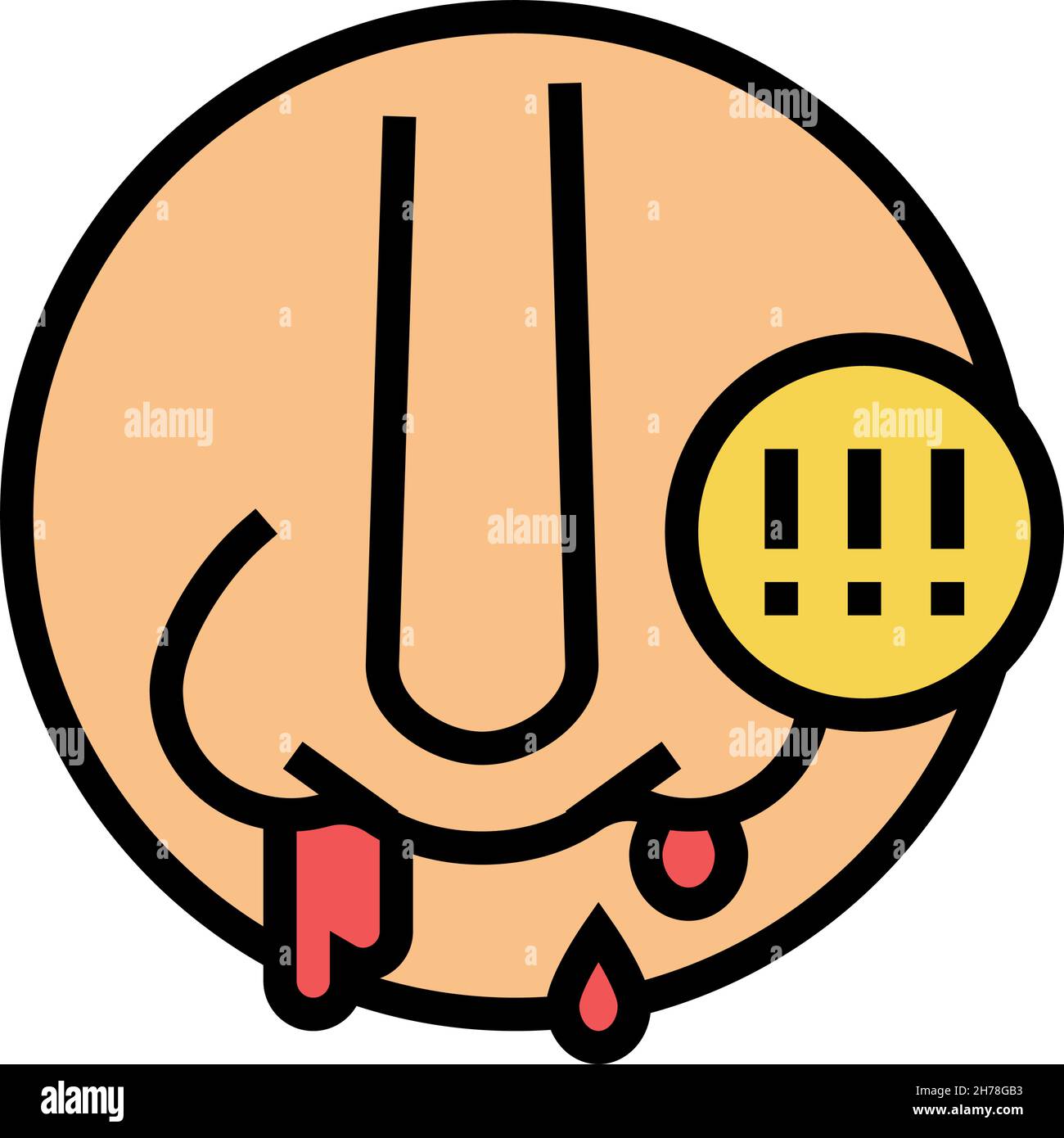 Nose reconstruction Cut Out Stock Images & Pictures - Alamy