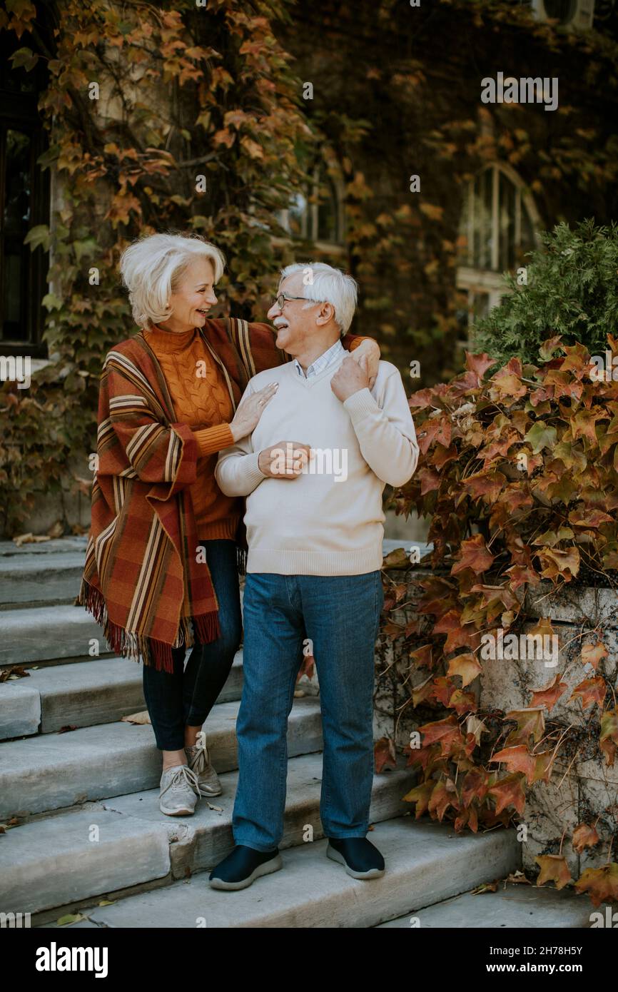 Beautiful senior woman handsome man hi-res stock photography and images ...