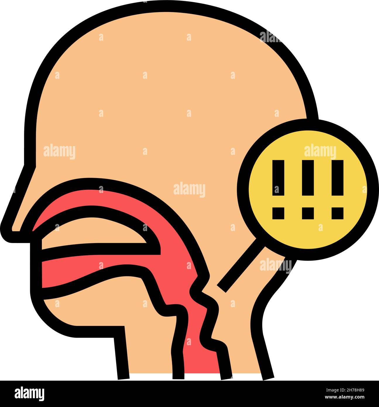 Dysphagia vector Stock Vector Images - Alamy