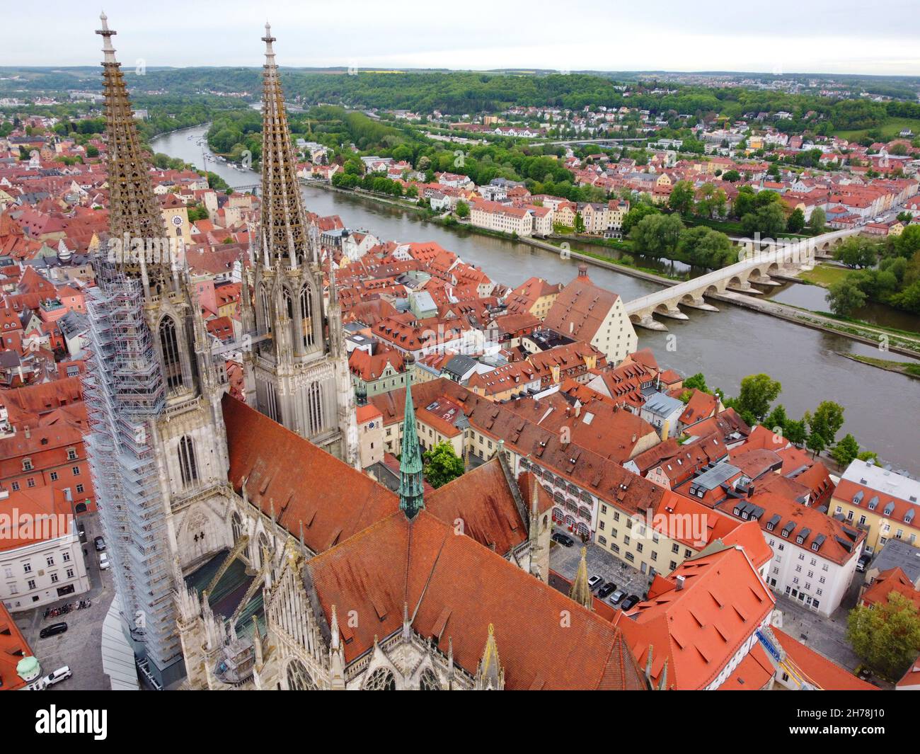 Regensburg, Germany: The famous cathedral Stock Photo - Alamy
