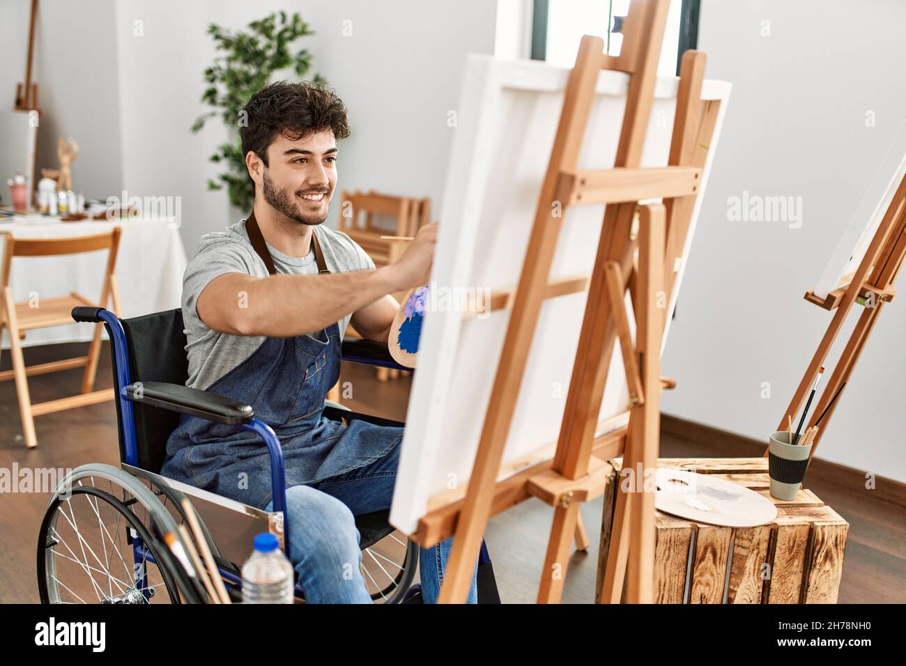 Disabled Person Smiling