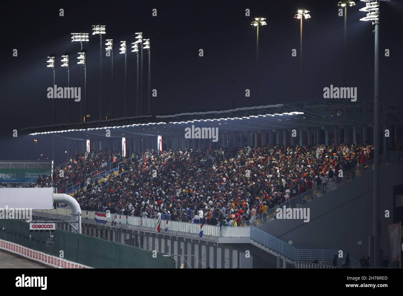 Grandstands during the Formula 1 Ooredoo Qatar Grand Prix 2021, 20th ...