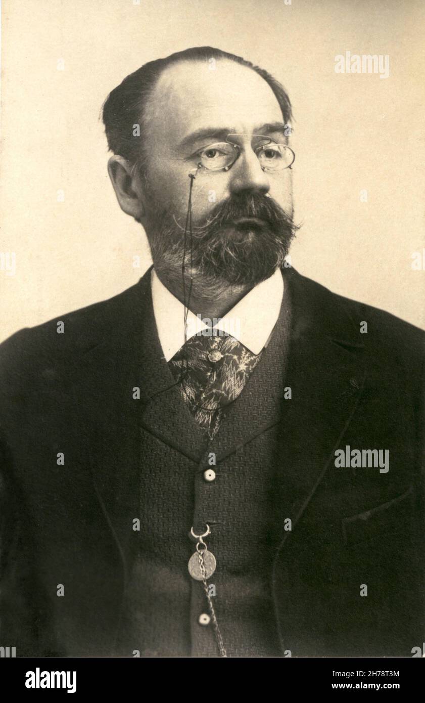 ZOLA Emile ©Archives-Zephyr/Opale.photo *** Local Caption *** Stock Photo - Alamy