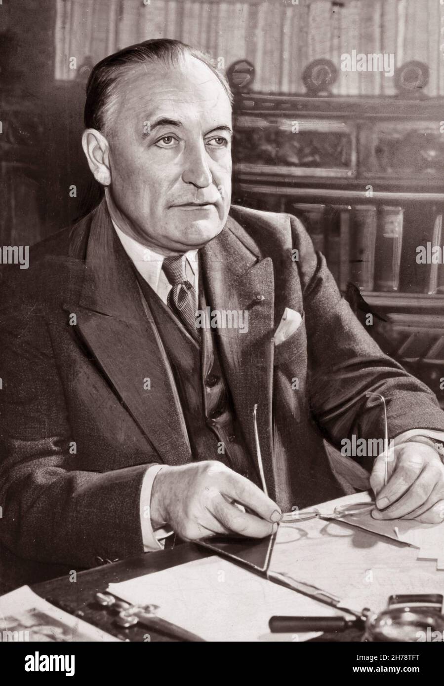 Portrait de Jules ROMAINS (1885-1972) ecrivain, philosophe, poete et ...